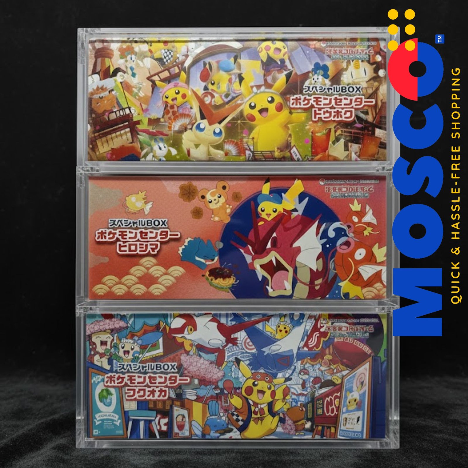 Acrylic Display Case for Pokemon Center Japanese Special Boxes ...