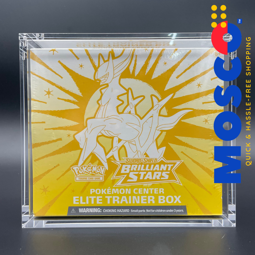 Acrylic Display Case for Pokemon Elite Trainer Box | 6mm Thick with ...