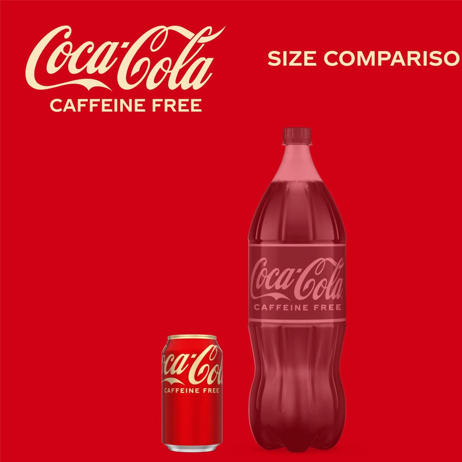 Coca Cola Caffeine Free Soda Pop, 12 fl oz, 12 Pack Cans – Refreshing ...