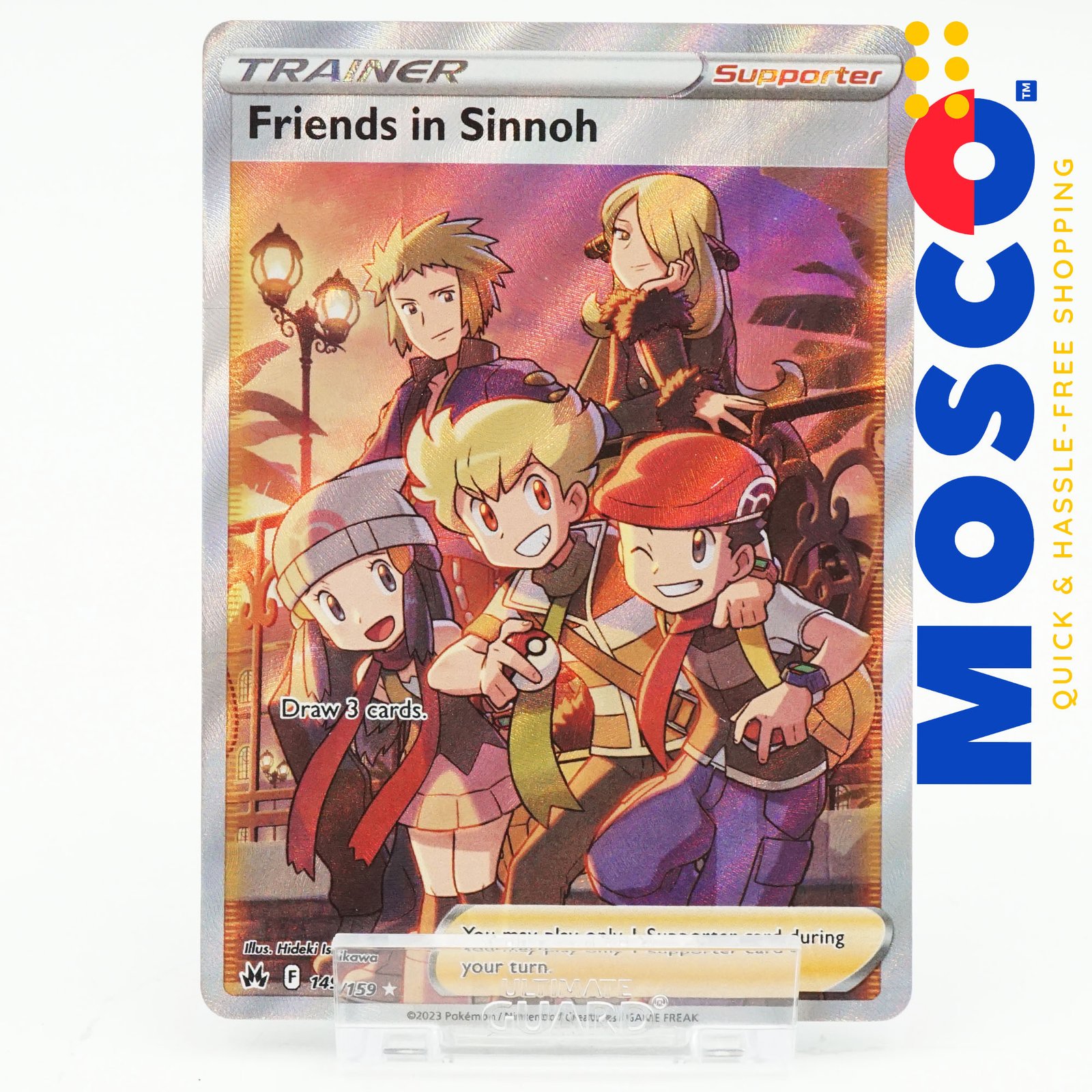 Friends in Sinnoh – 149/159 – Full Art Ultra Rare Crown Zenith ...