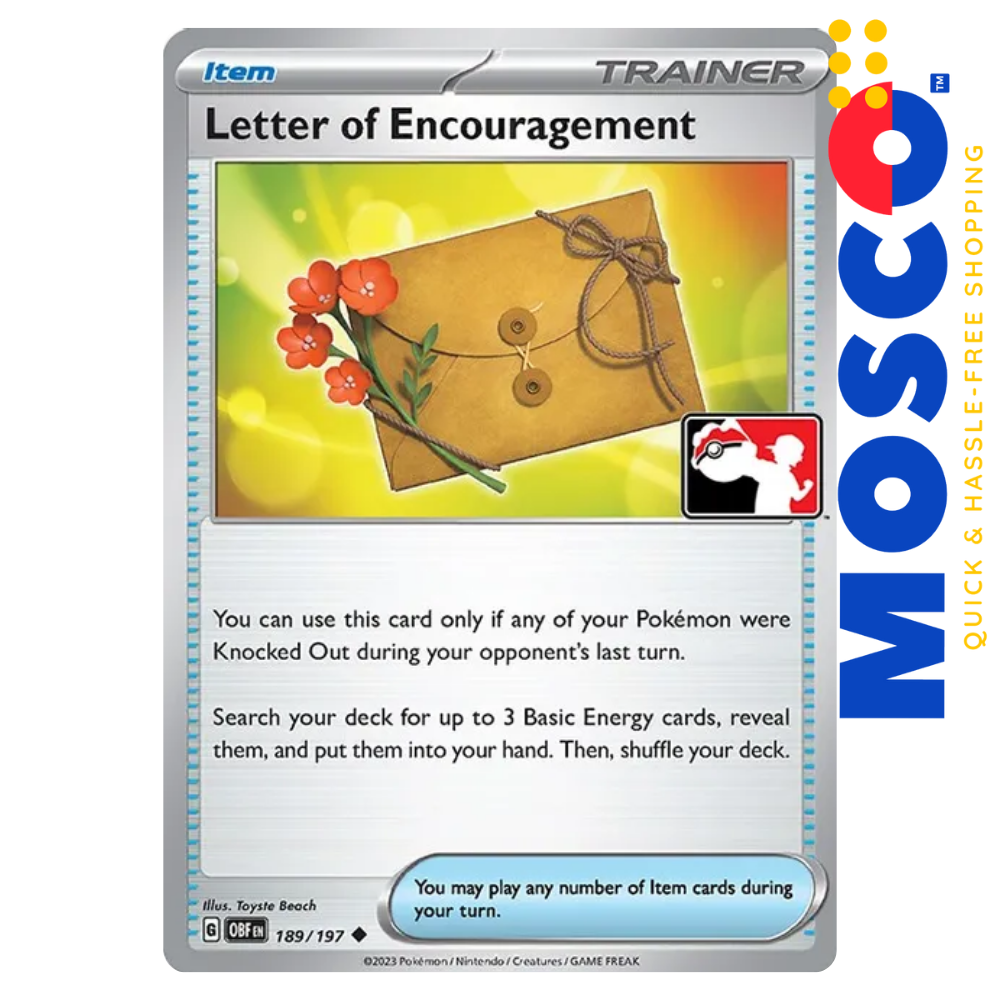 Letter of Encouragement – Prize Pack Series Cards | Item Cards Pokemon ...