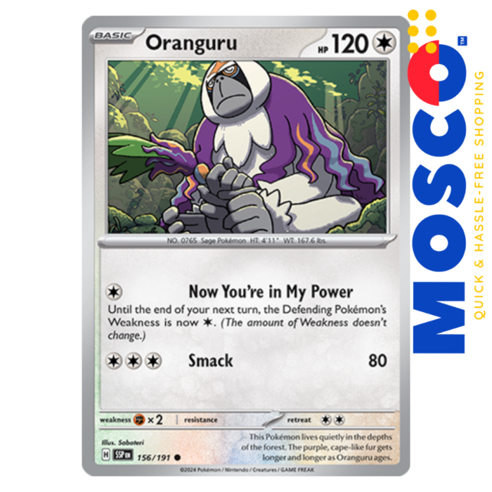 Oranguru – 156/191 Surging Sparks | Pokemon TCG - MOSCO Philippines
