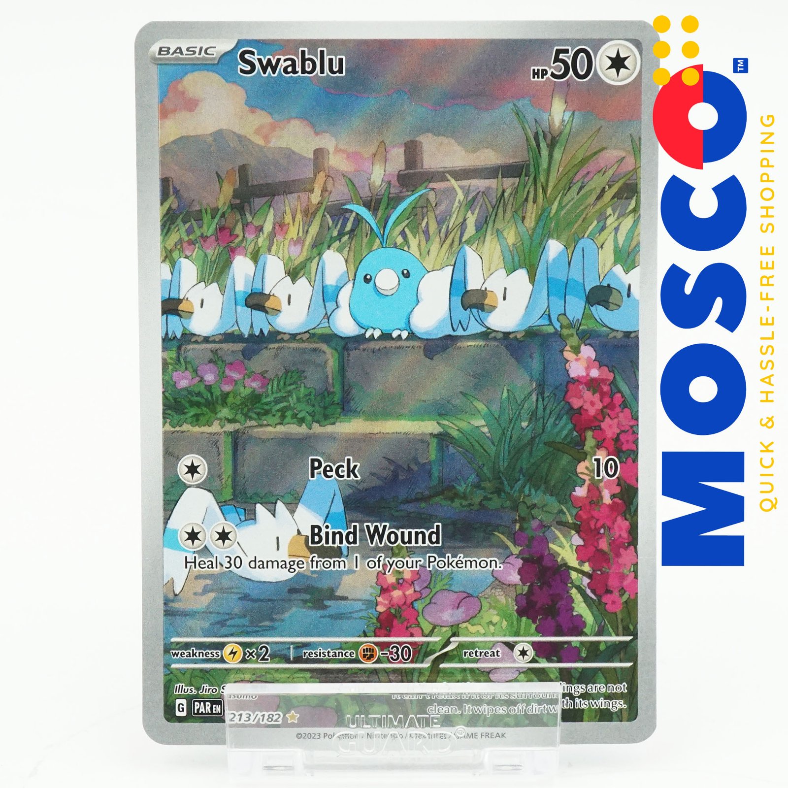 Swablu – 213/182 – Illustration Rare Scarlet & Violet: Paradox Rift ...