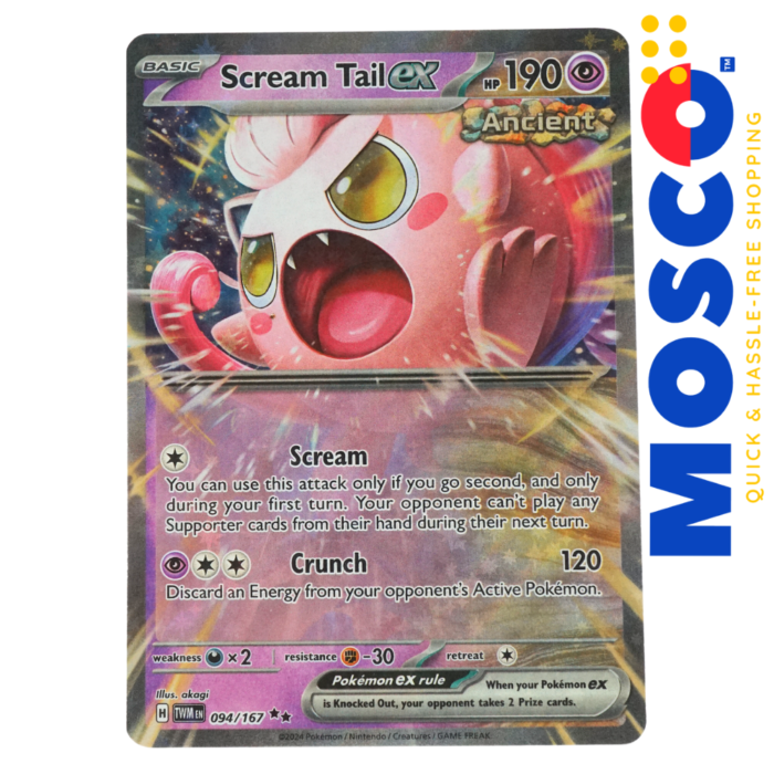 Scream Tail ex – 094/167 Double Rare Twilight Masquerade | Pokemon TCG ...