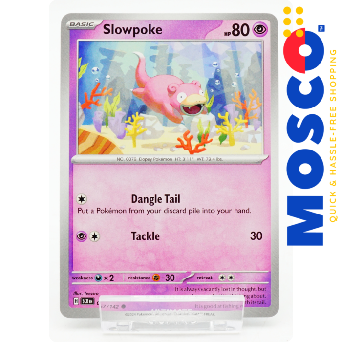 Slowpoke – 057/142 Common Stellar Crown | Pokemon TCG - MOSCO Philippines