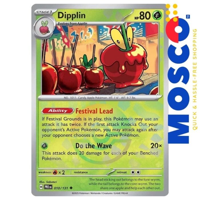 Dipplin – 010/131 Poke Ball Holo Prismatic Evolutions | Pokemon TCG ...