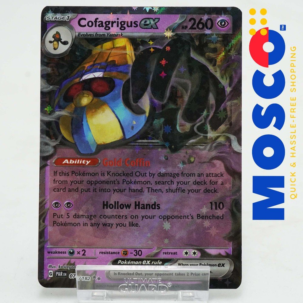 Cofagrigus ex – 076/182 – Ultra Rare | Paradox Rift | Pokemon TCG ...