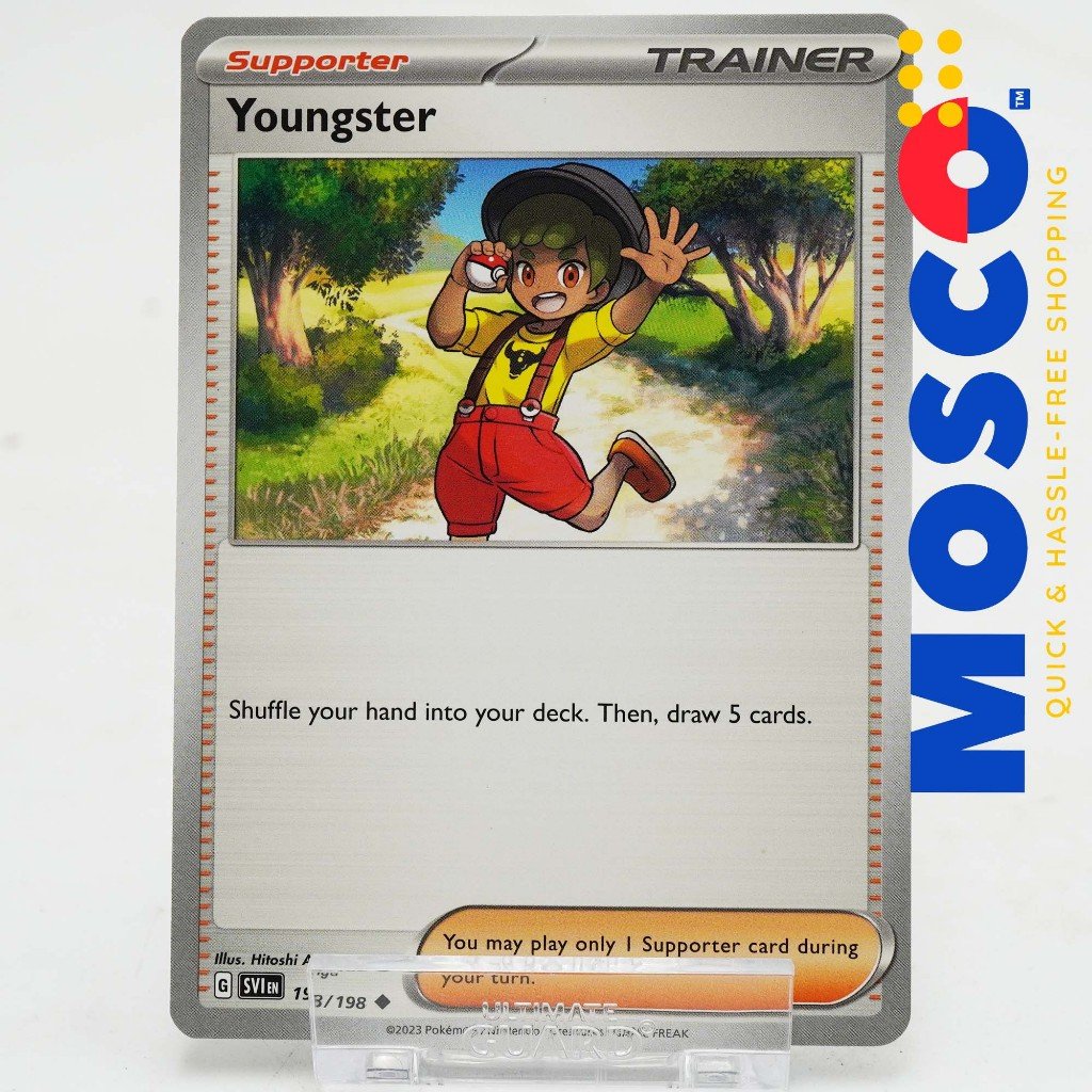 Youngster – 198/198 Scarlet and Violet Base Set | Pokemon TCG - MOSCO ...