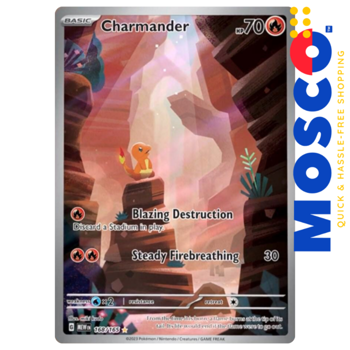 Charmander – 168/165 Pokemon 151 | Pokemon TCG - MOSCO Philippines