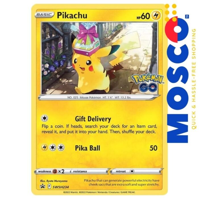 Pikachu – SWSH234 Pokemon Go Promo | Pokemon TCG - MOSCO Philippines