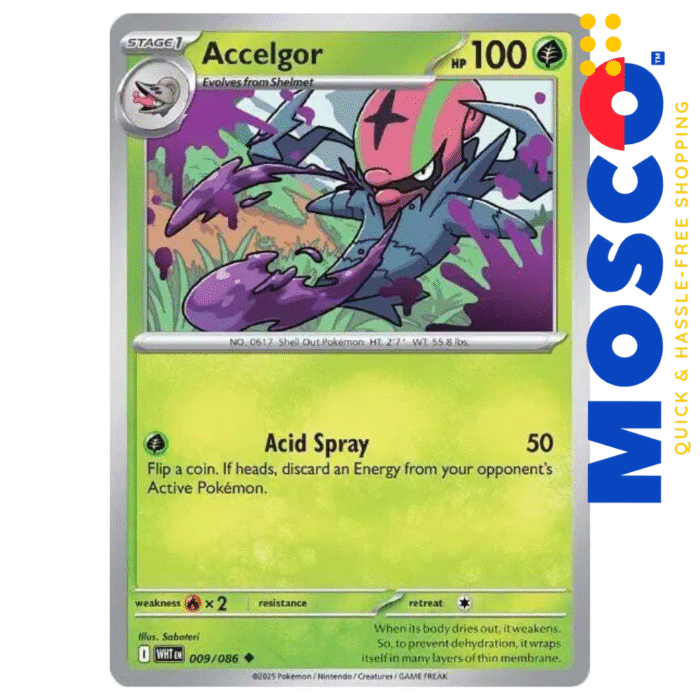 Accelgor – 009/086 White Flare | Pokemon TCG - MOSCO Philippines