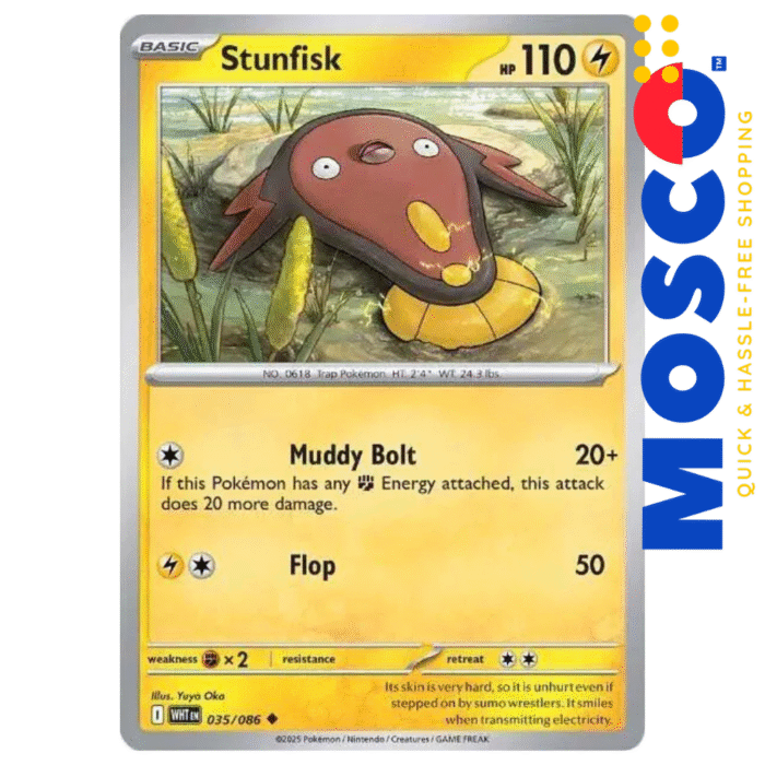 Stunkfish – 035/086 White Flare | Pokemon TCG - MOSCO Philippines