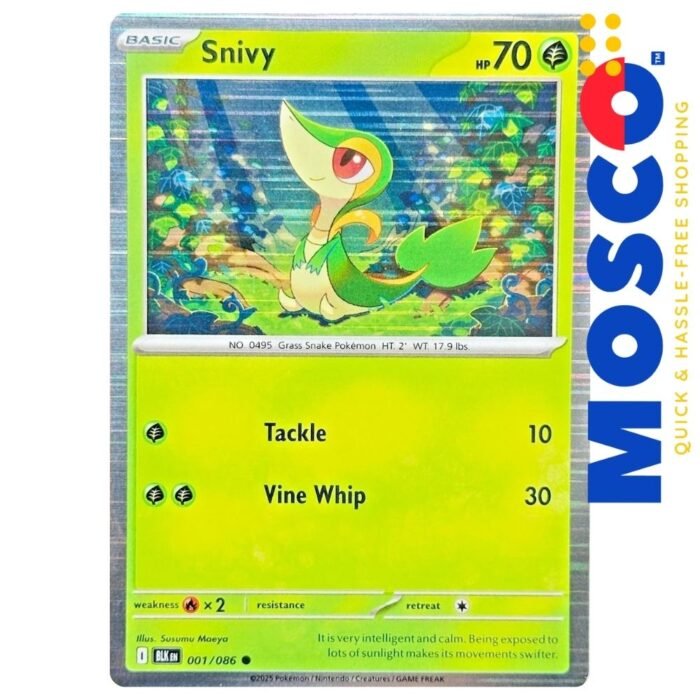 Snivy – 001/086 Holo Promo Poster Collection | Pokemon TCG - MOSCO ...