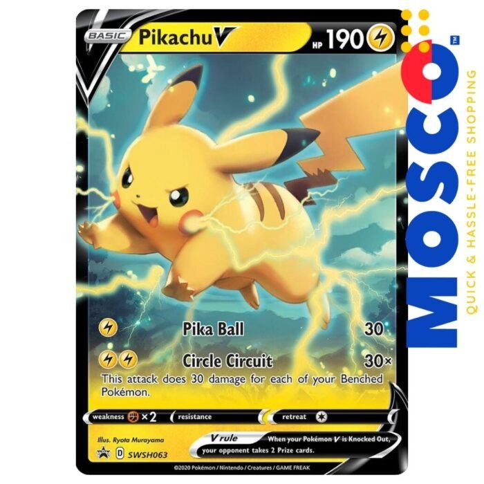 Pikachu V – SWSH063 Sword & Shield | Pokemon TCG - MOSCO Philippines
