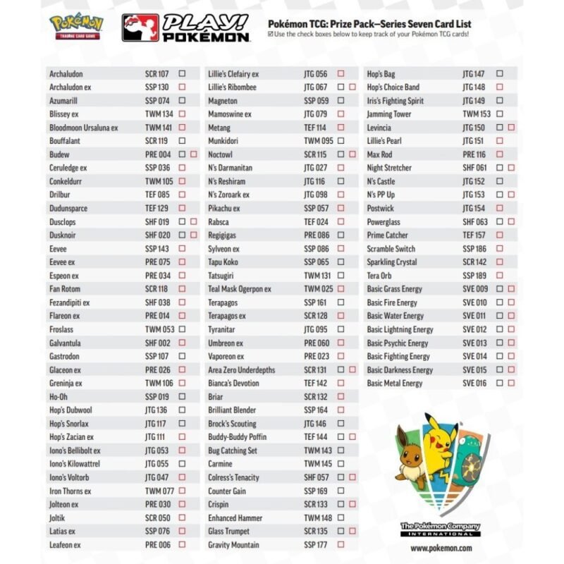 Pokemon Play! Prize Pack Series 7 Booster Pack | English - MOSCO ...