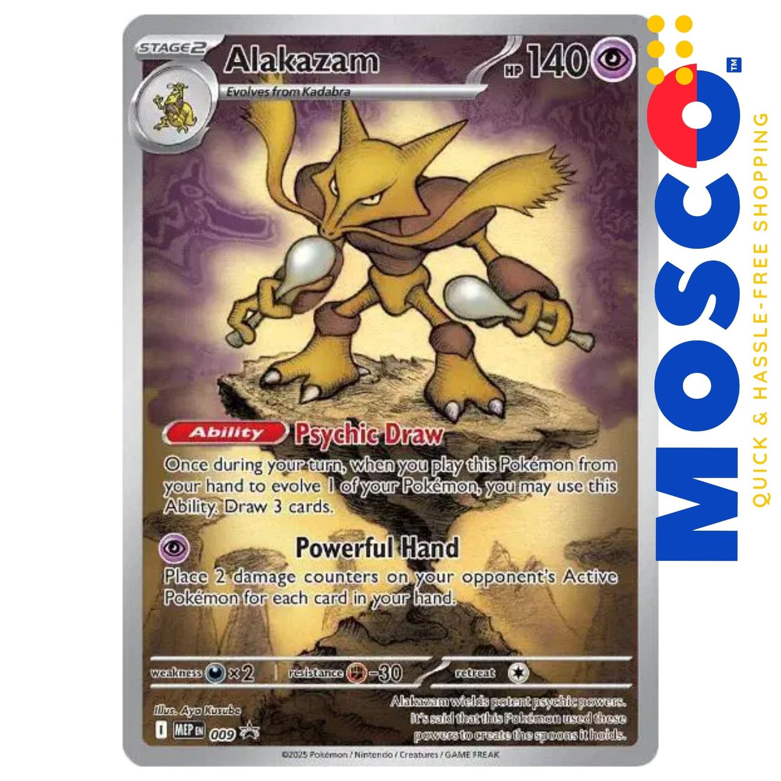Alakazam – MEP009 Promo Mega Evolution | Pokemon TCG - MOSCO Philippines